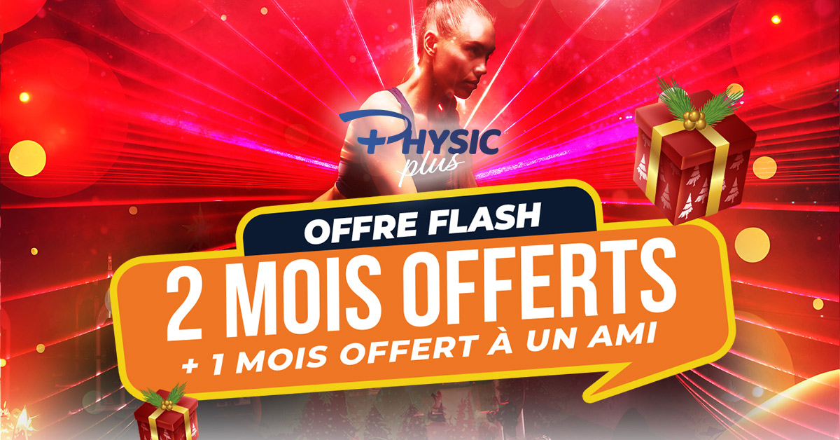 Offre de Noël : 4 coachings offerts - Physic Plus